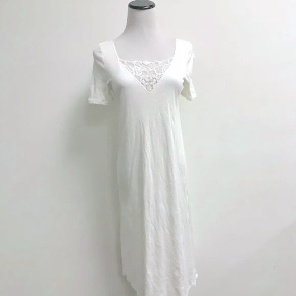 Hanro | Intimates & Sleepwear | Hanro Switzerland White Lace Long Night ...